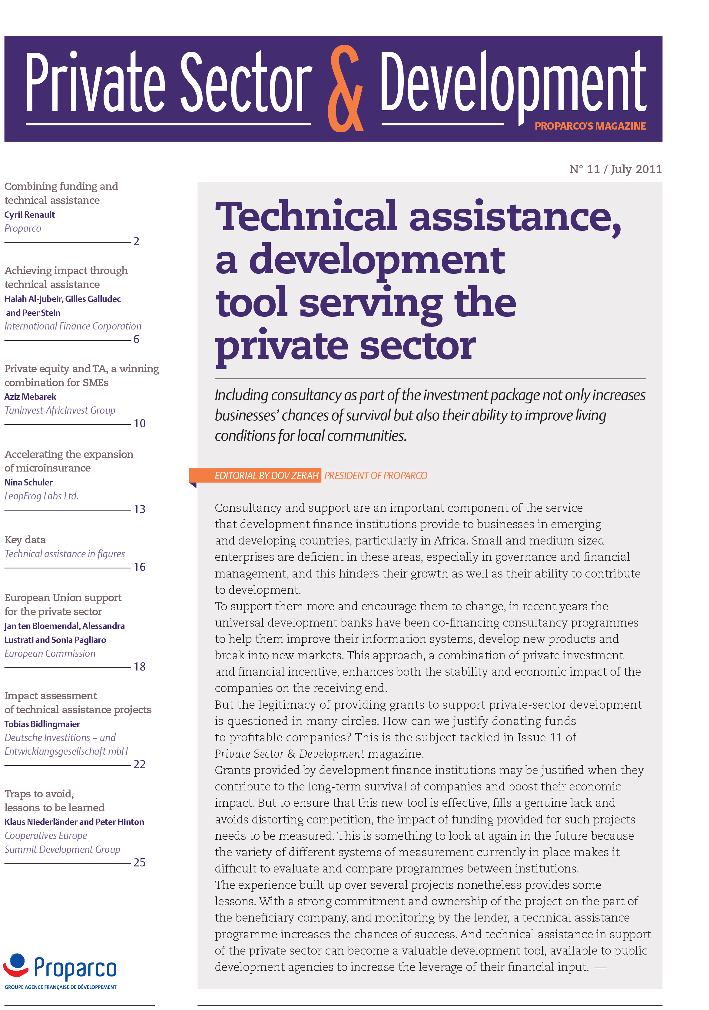 Impact assessment of technical assistance projects | AFD - Proparco